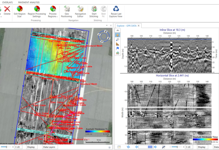 Examiner™software for 3D GPR data