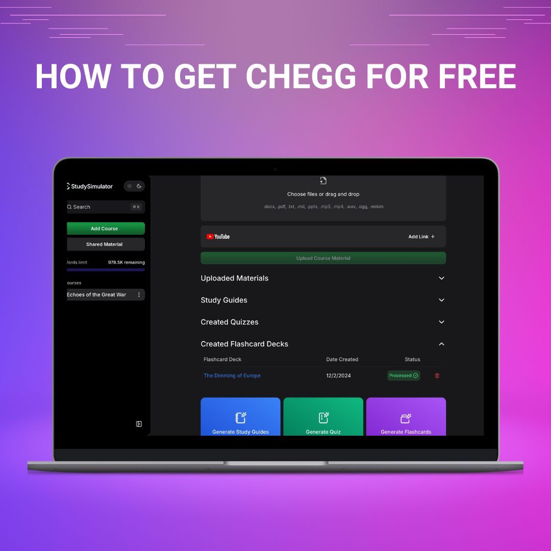 How To Get Chegg For Free