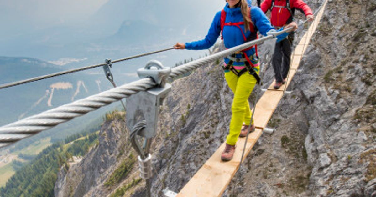 Mt Norquay's Via Ferrata | Banff & Lake Louise Tourism