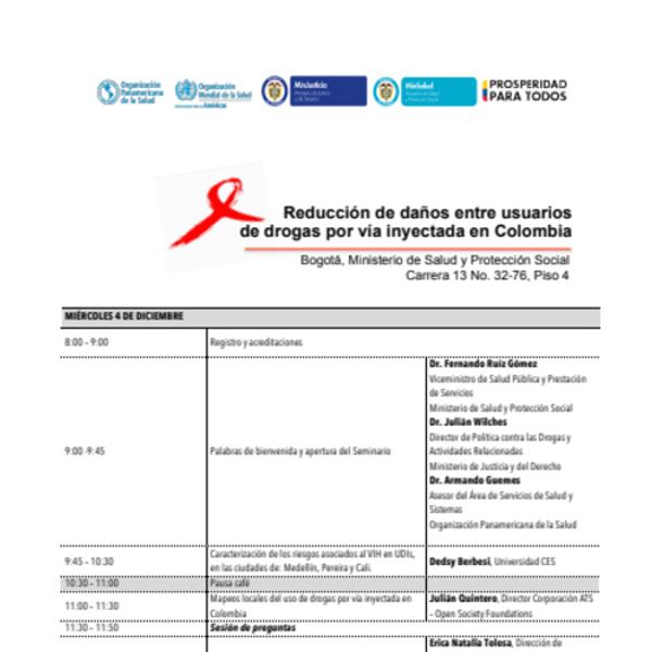 Reducción de daños entre usuarios de drogas por vía inyectada en ...