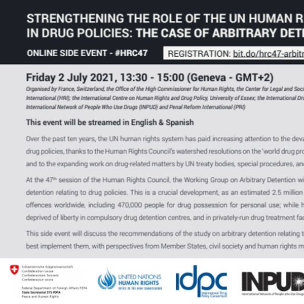 Strengthening the role of the UN human rights system in drug policies ...