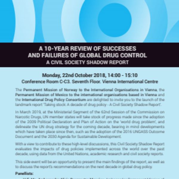 A 10-year review of successes and failures of global drug control: A ...