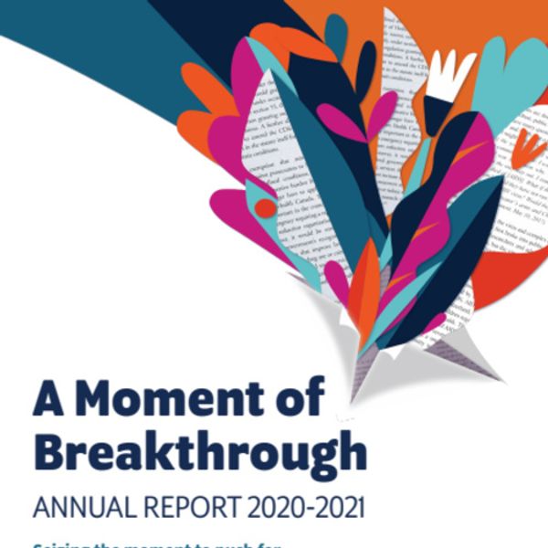 A moment of breakthrough: Annual report 2020-2021 - International Drug Policy Consortium (IDPC)