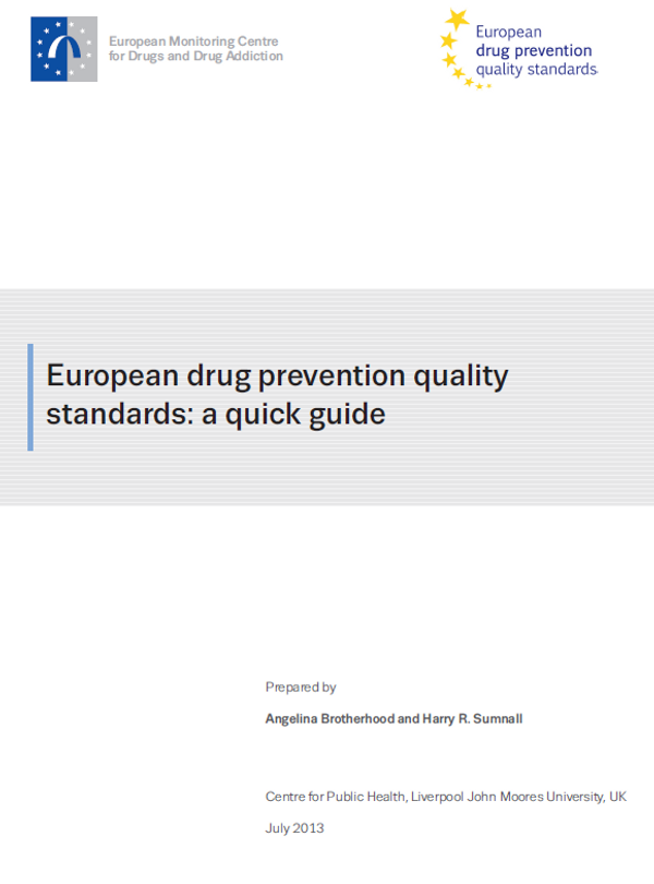 European drug prevention quality standards: A quick guide ...