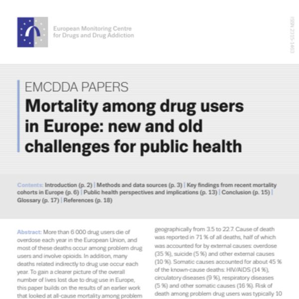 Mortality among drug users in Europe: New and old challenges for public ...