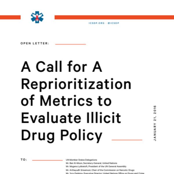 A call for a reprioritisation of metrics to evaluate illicit drug ...