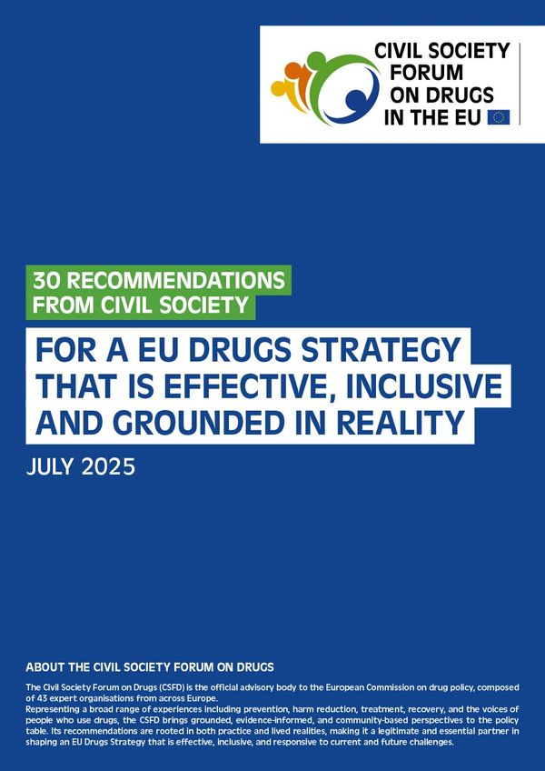 30 recommendations from civil society for an EU Drugs Strategy that is ...