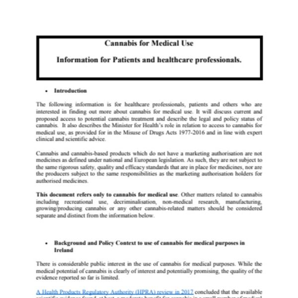 Cannabis for medical use - International Drug Policy Consortium (IDPC)