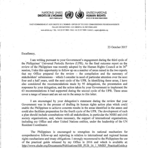 OHCHR urges Philippines to address human rights violations ...