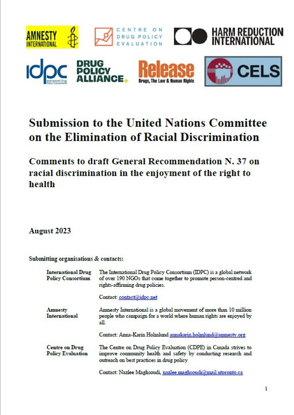 Comments to draft General Recommendation N. 37 on racial discrimination in the enjoyment of the ...