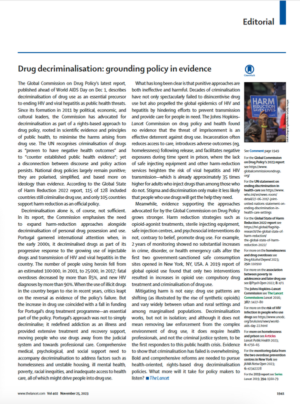 Drug decriminalisation: grounding policy in evidence - International ...