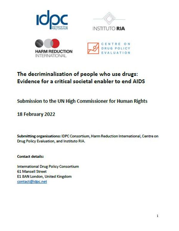 The decriminalisation of people who use drugs: Evidence for a critical ...