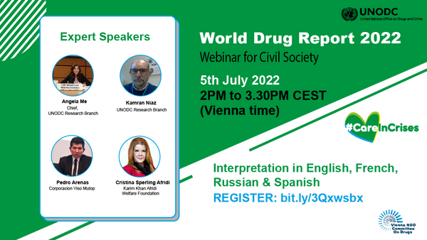 Civil society webinar on the World Drug Report 2022 - International ...