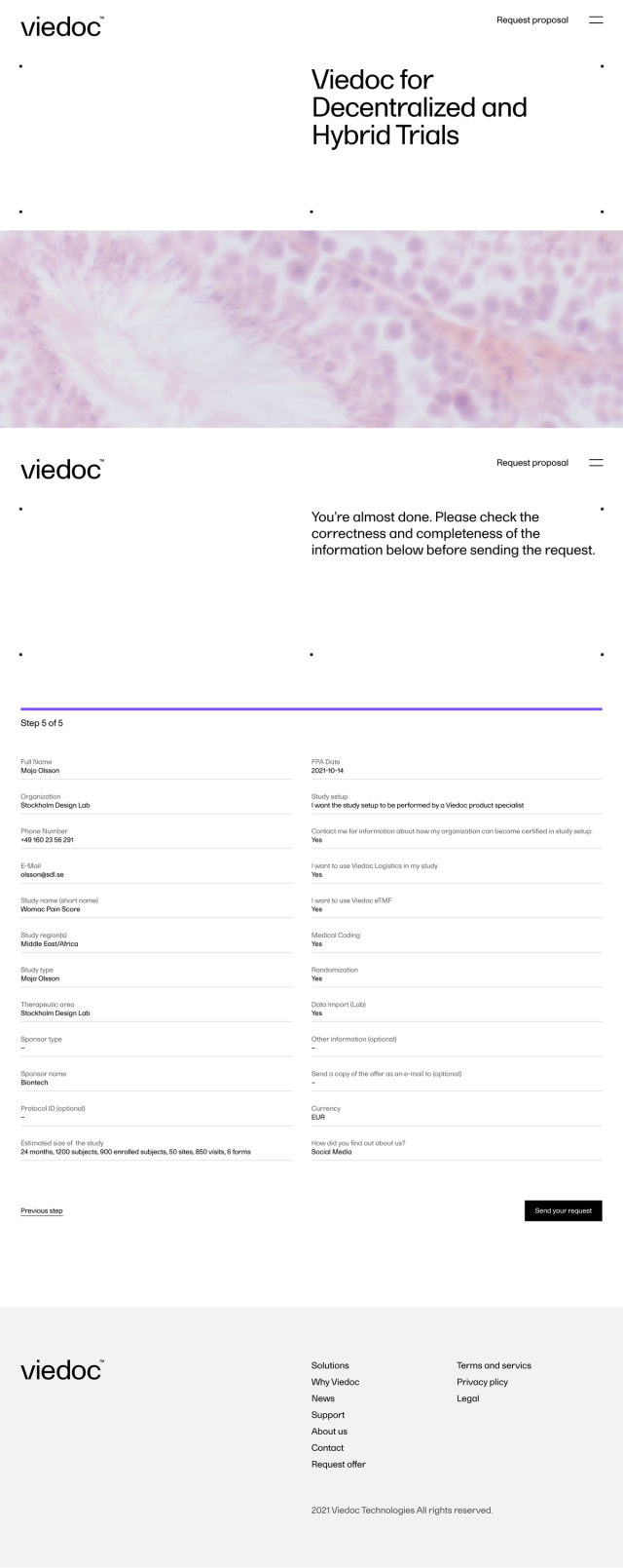 Viedoc – Stockholm Design Lab