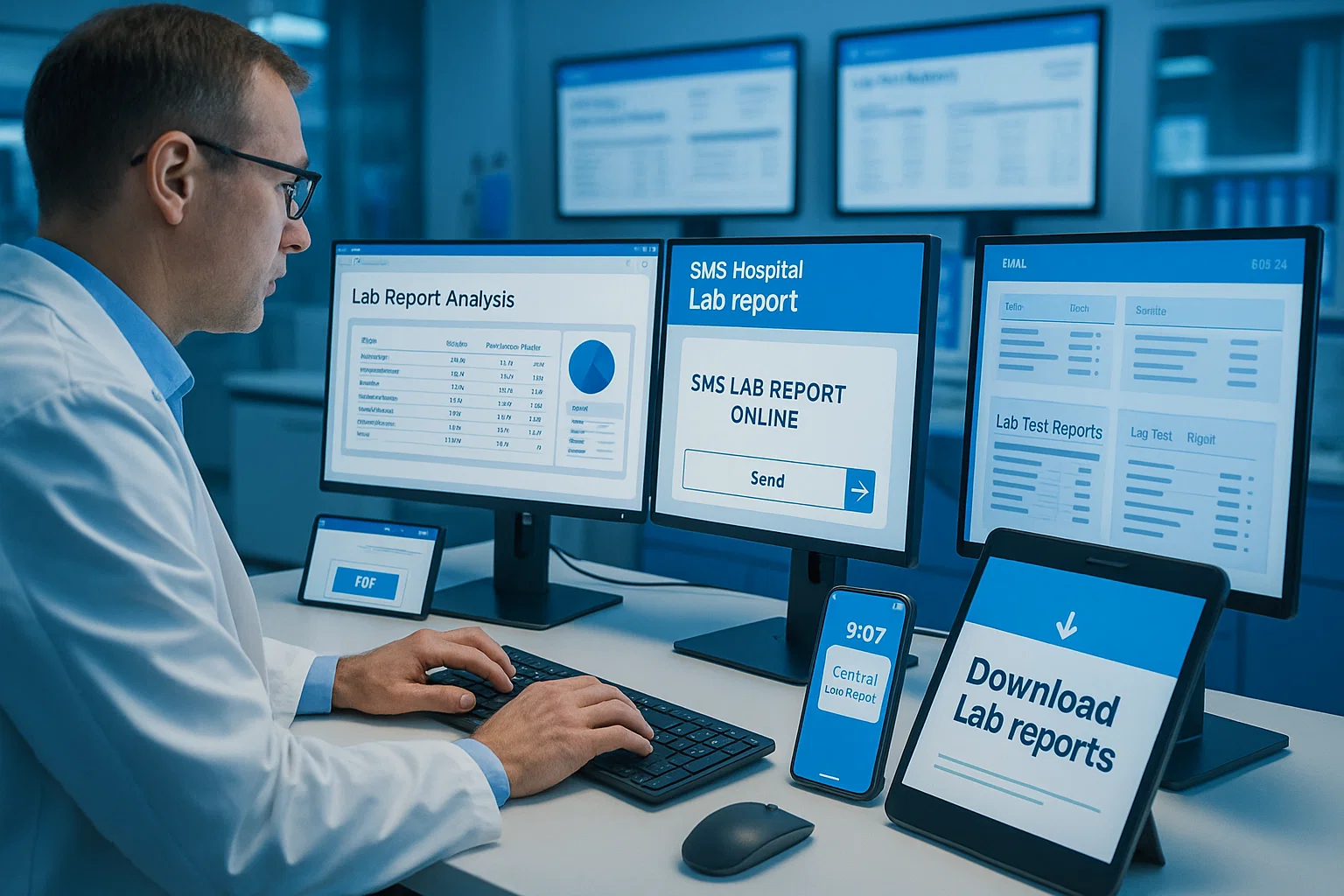 Automating Lab Report Format for Diagnostic Centers