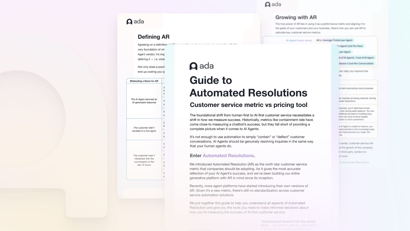 Guide to Automated Resolutions: Customer service metric vs pricing tool ...