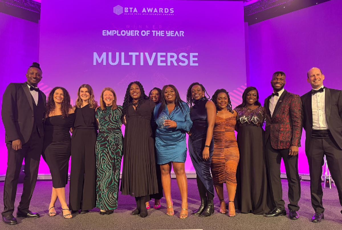 Multiverse wins Employer of the Year at the Black Tech Achievement Awards 2023