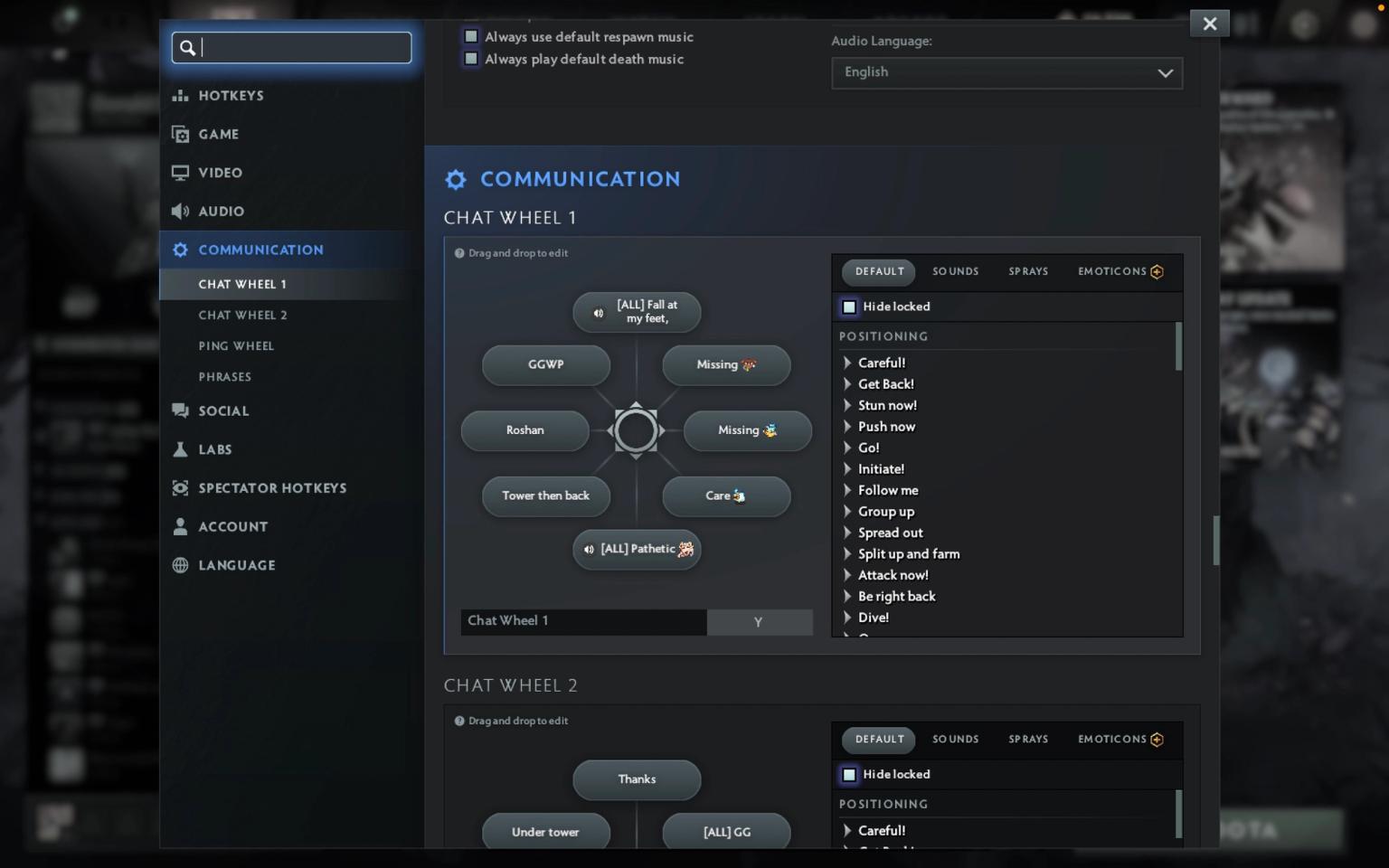 How to use chat wheel lines and chat wheel voice lines in Dota 2
