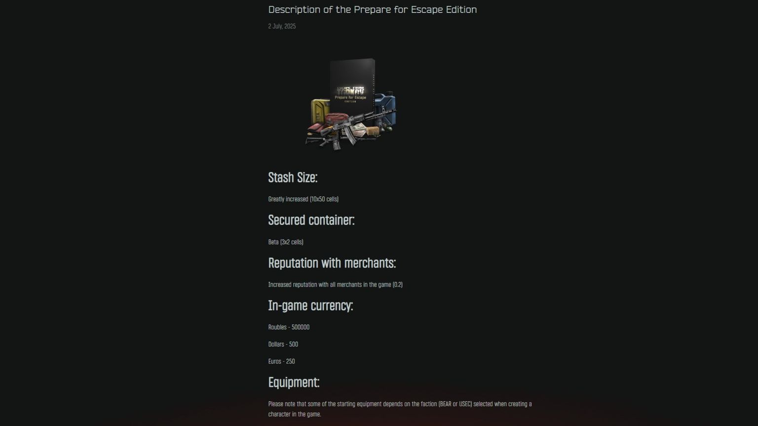 Tarkov Editions- All Purchase Options, Explained