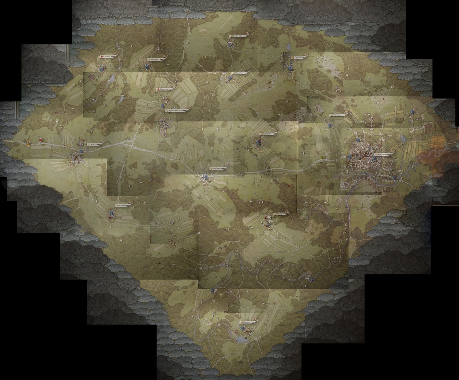 The maps and regions of Kingdom Come: Deliverance 2