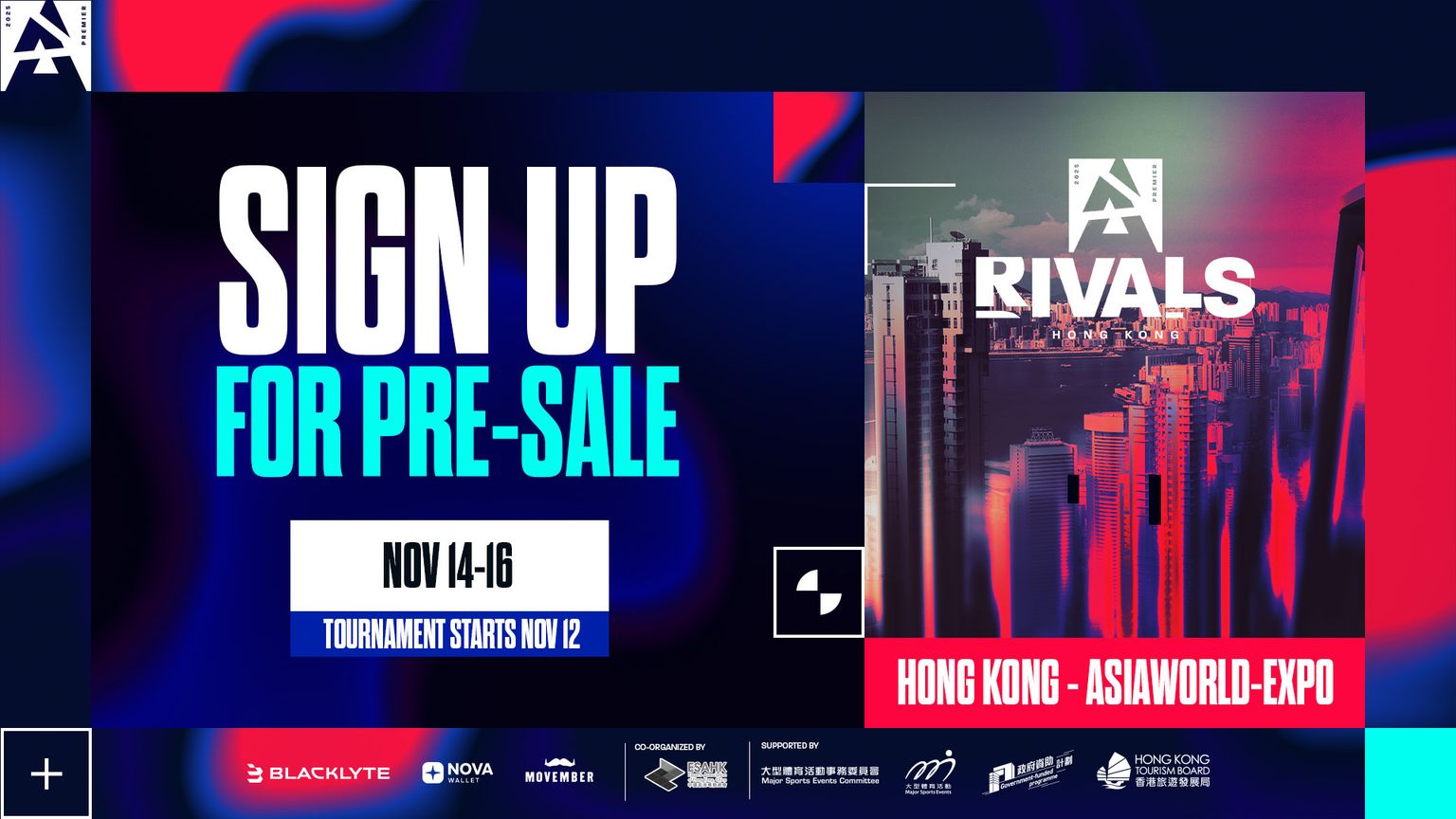Hong Kong set to host its biggest esports event with the BLAST Premier ...