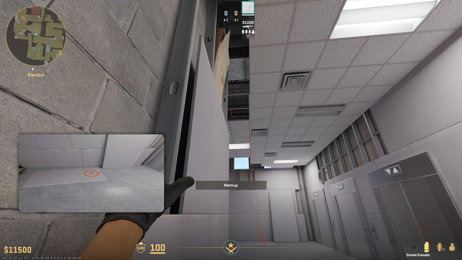 Every smoke you need to know on Vertigo in Counter-Strike 2