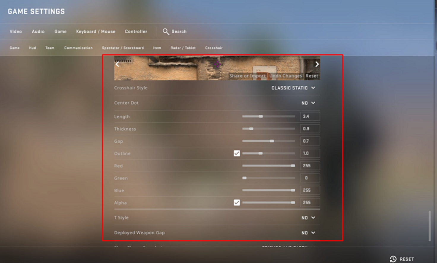 CS crosshair - Identify the ideal settings for you here - BLAST
