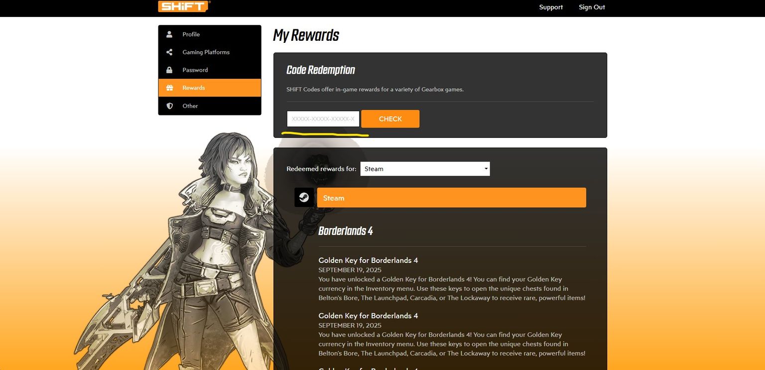 Borderlands 4: All Active SHiFT Codes