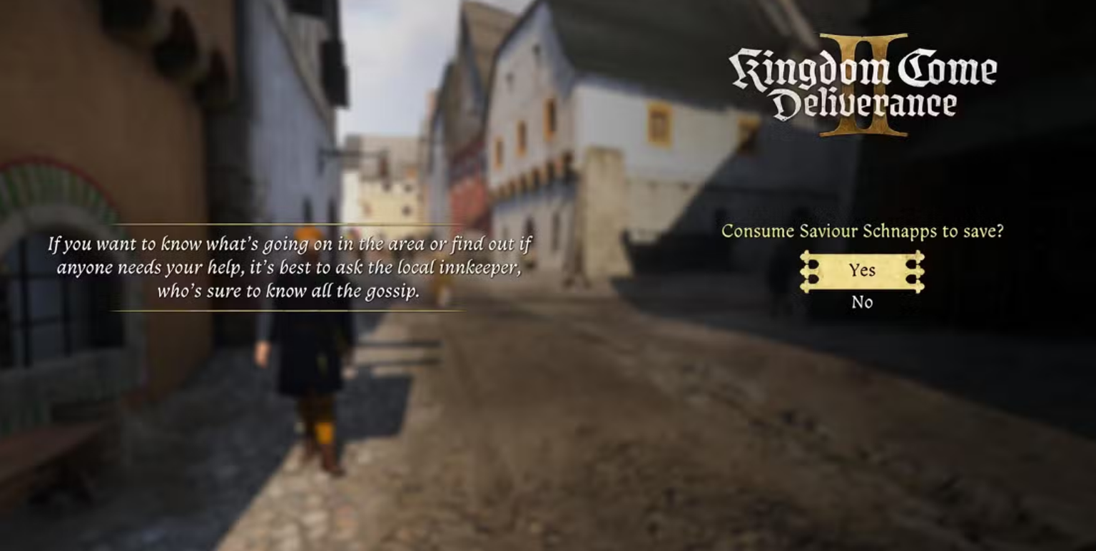 How to save in Kingdom Come Deliverance 2