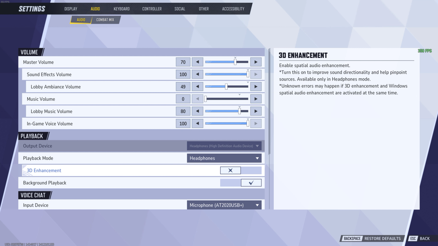 best marvel rivals settings