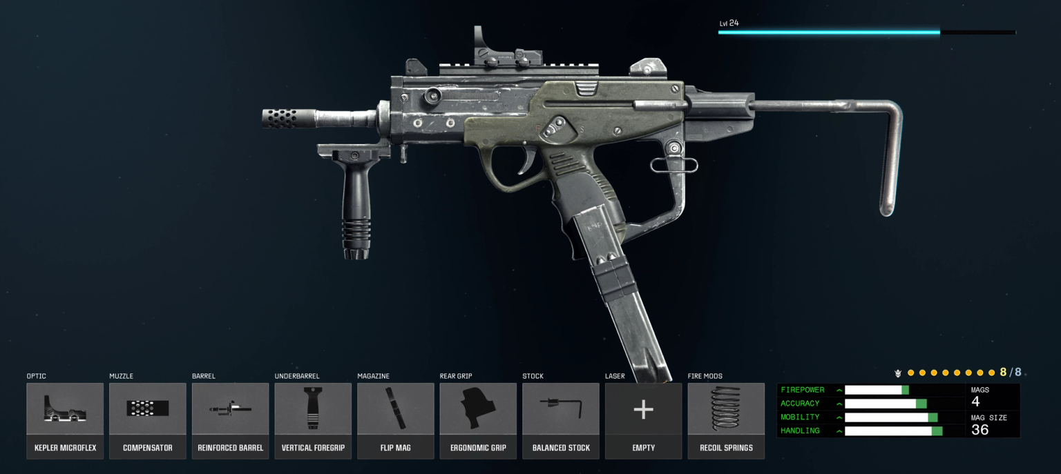 The best loadout for the Saug in Black Ops 6