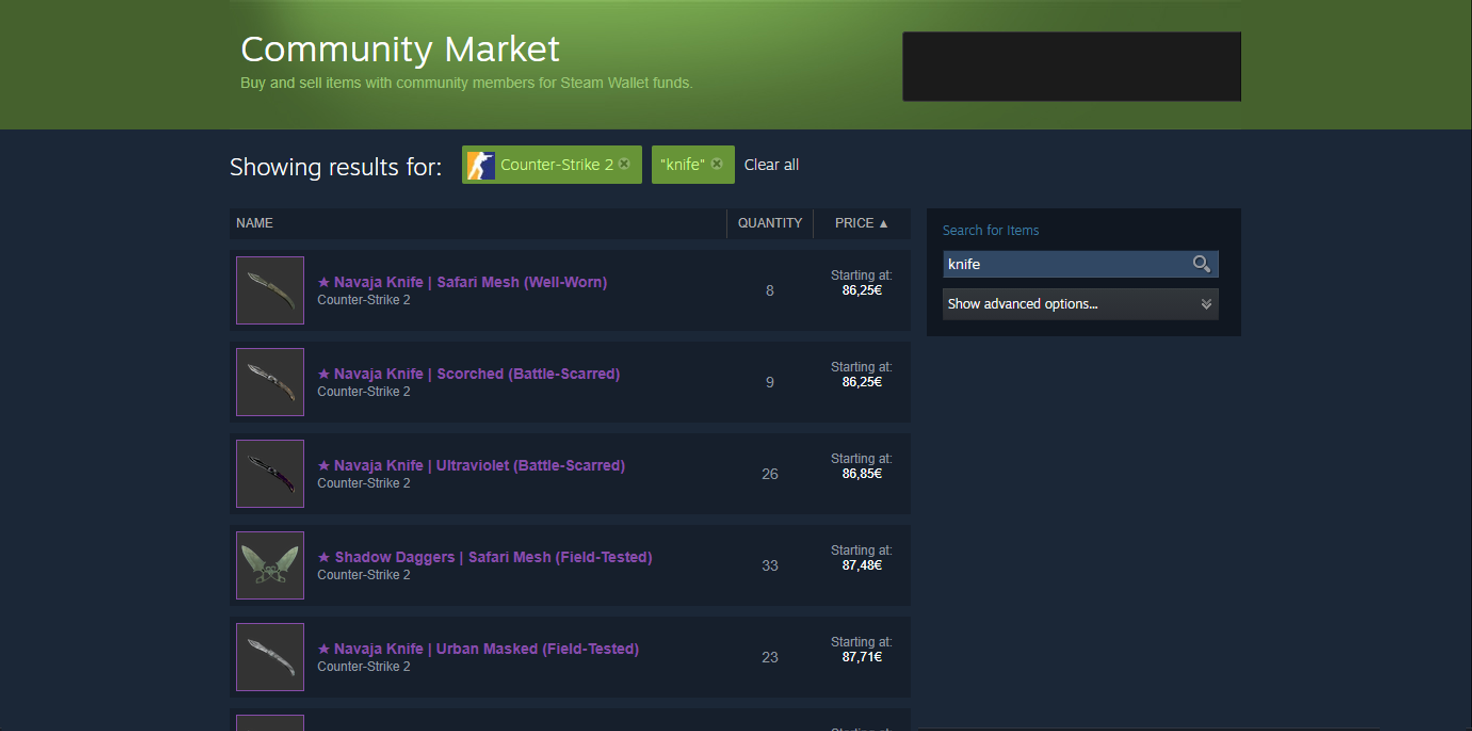 Cheapest CS2 knife - Discover where to get it here - BLAST