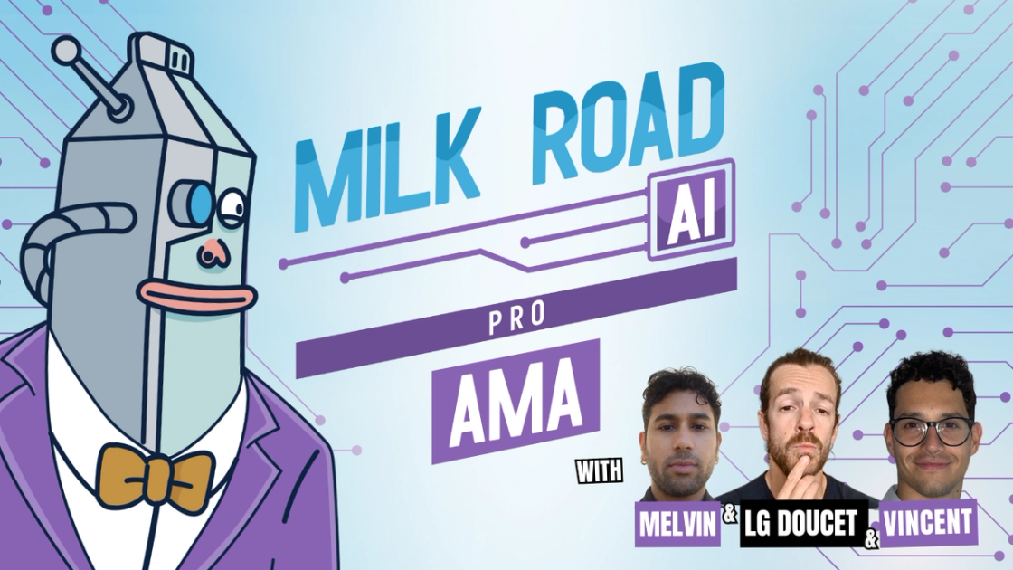 Milk Road AI PRO AMA - Jan 20, 2026