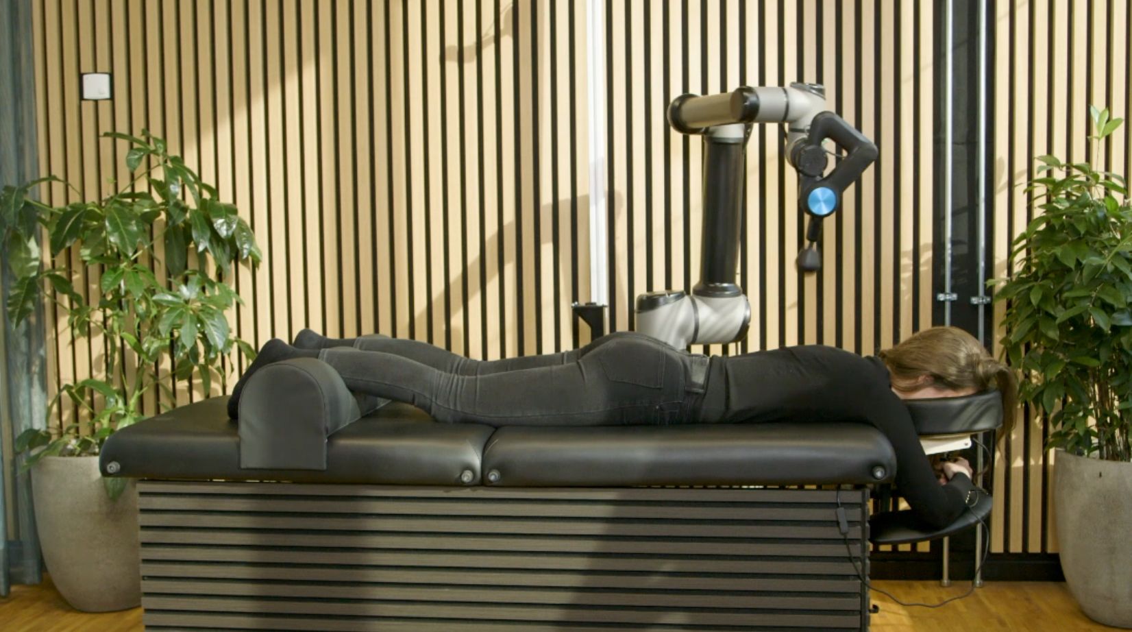 Self® AI massage robot for corporate office