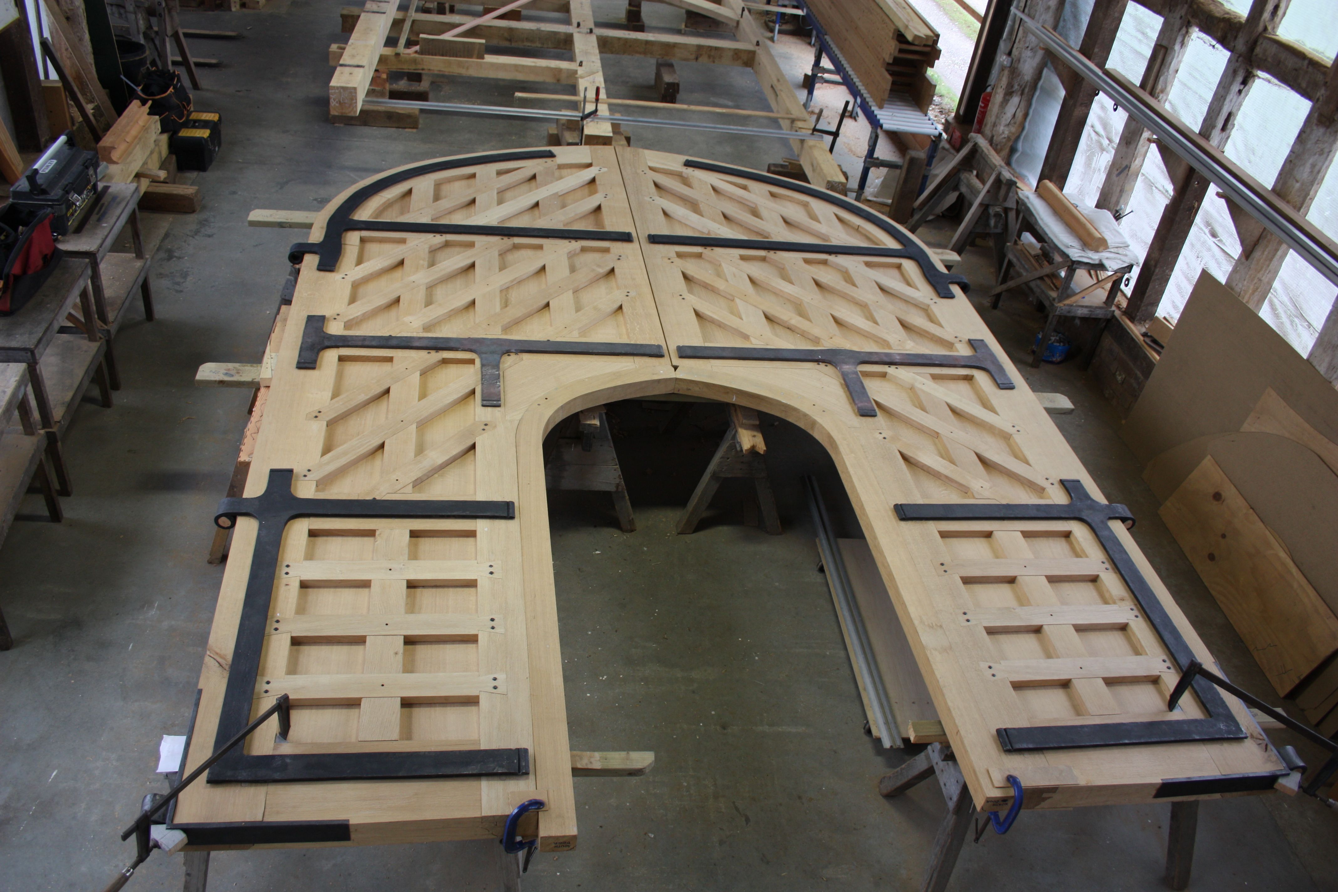 Tudor Style English Oak Gates - Whippletree