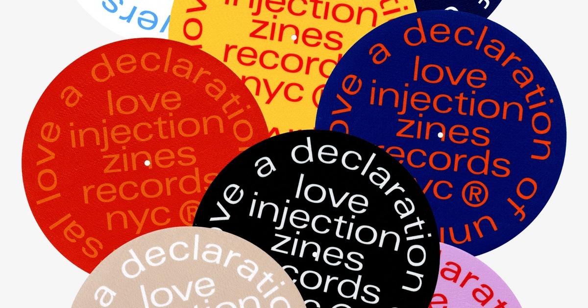 Love Injection 12" Slipmat | Love Injection Fanzine & Records