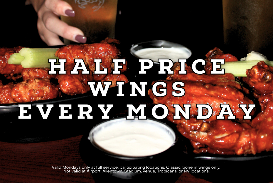 Half Price Wing Night | Chickie's & Pete's