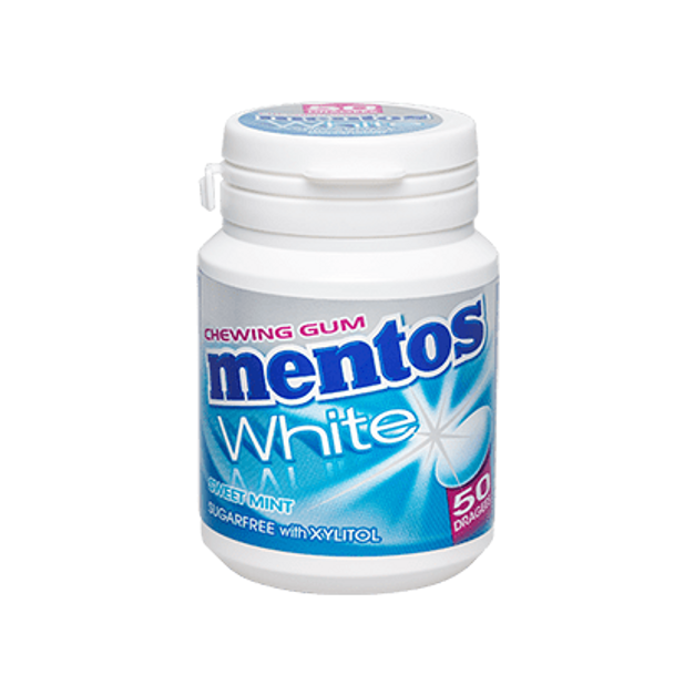 MENTOS KAUGUMMI WHITE SWEET MINT | Mentos Switzerland
