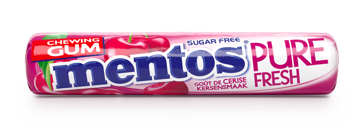 MENTOS GUM PURE FRESH CHERRY | Mentos Switzerland