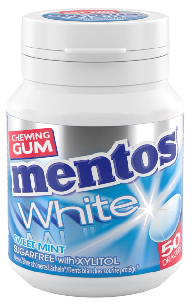 MENTOS KAUGUMMI WHITE SWEET MINT | Mentos Switzerland