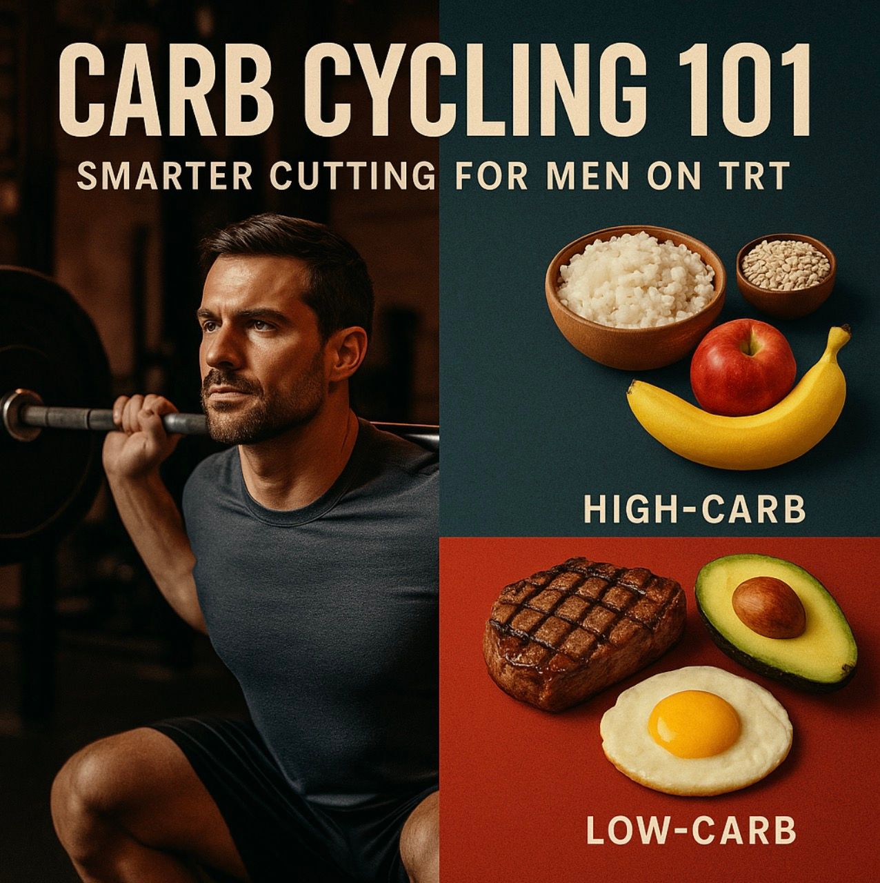 Carb Cycling 101: A Strategy for Men on TRT Looking to Cut | Alpha MD