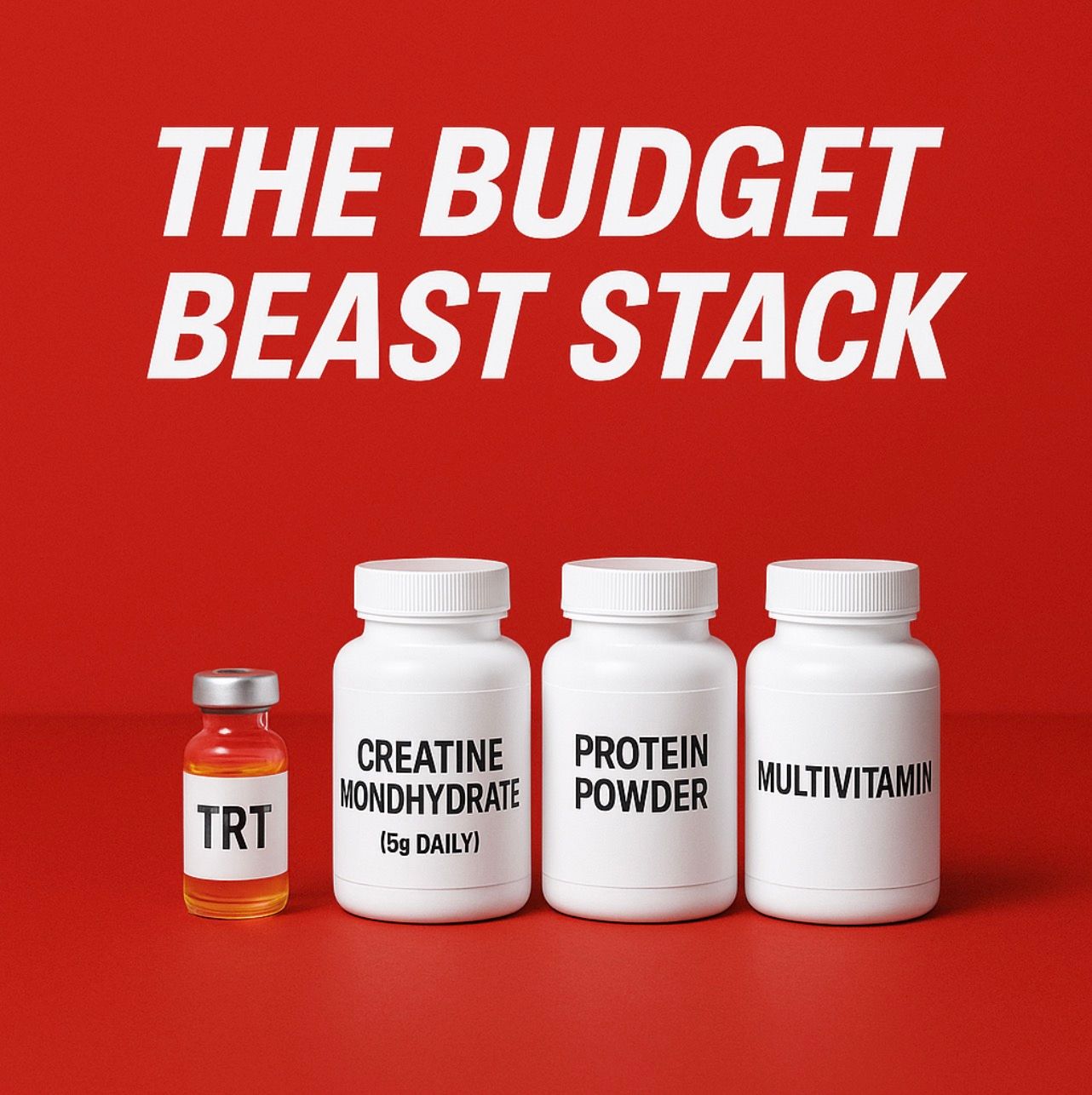 The Budget Beast Stack: Why TRT + 4 Simple Supplements Outperforms Most ...