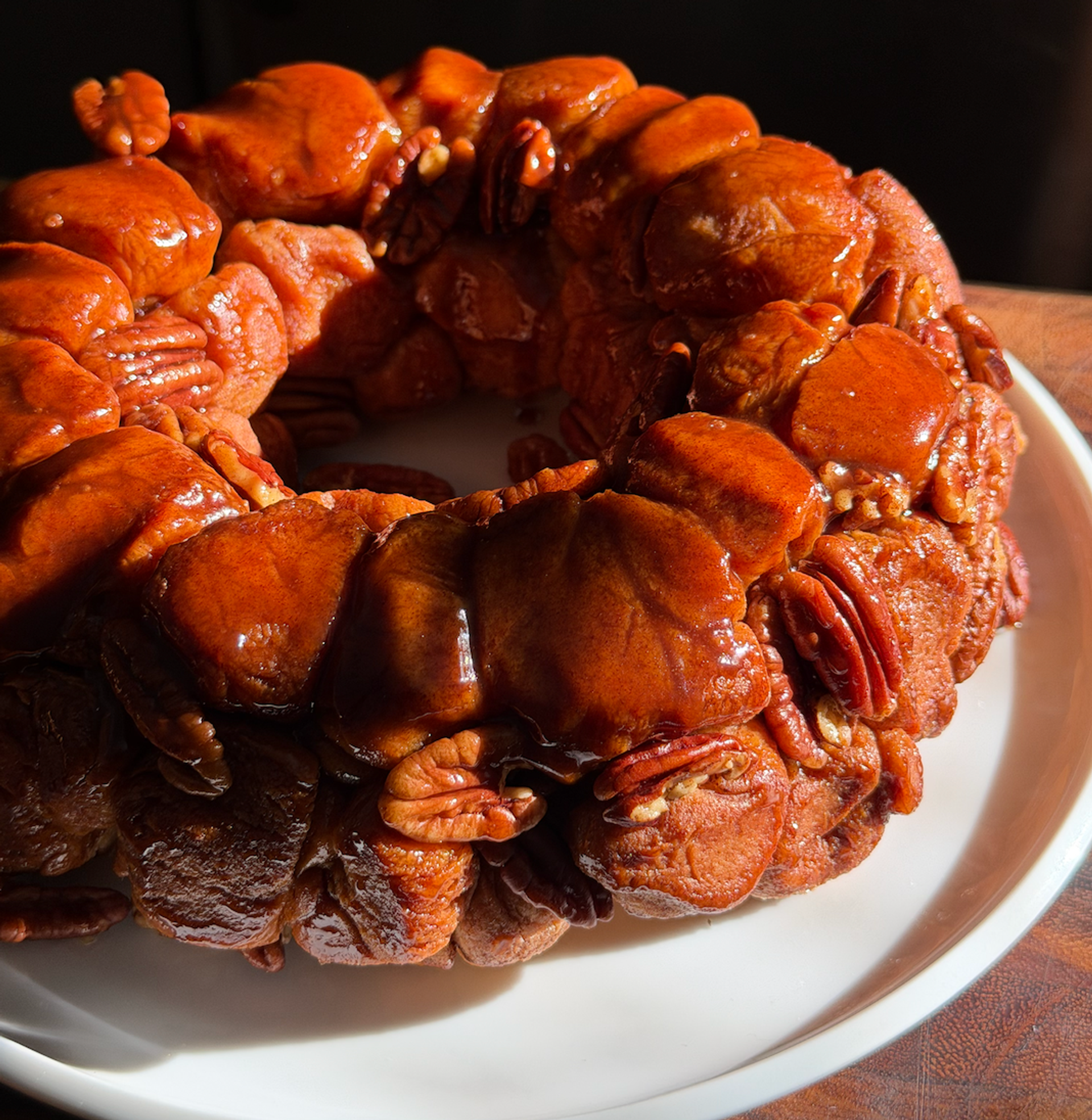 Maple Pecan and Cardamom Monkey Bread