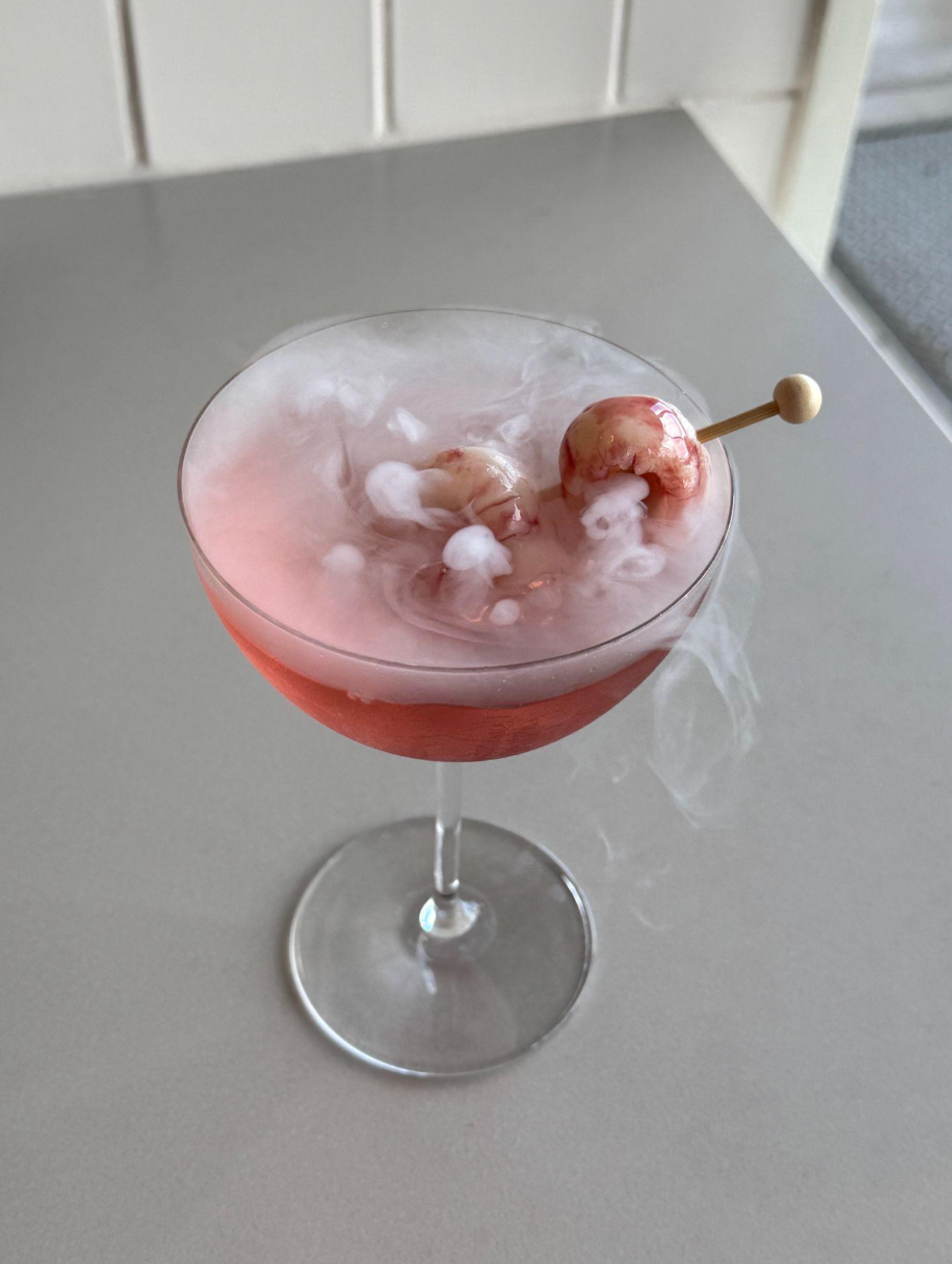 A Scary-Good Lychee Martini for Halloween