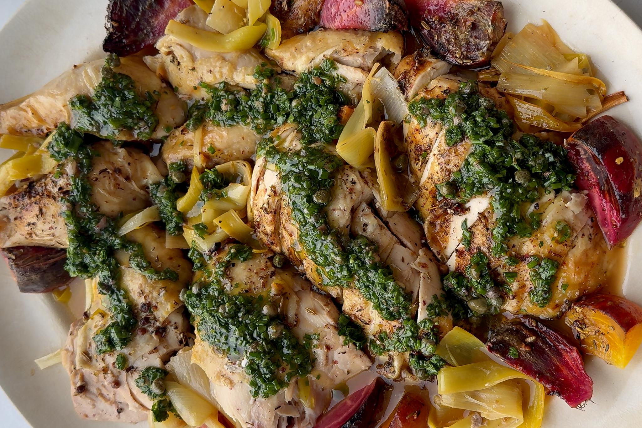 Winter Citrus Roast Chicken