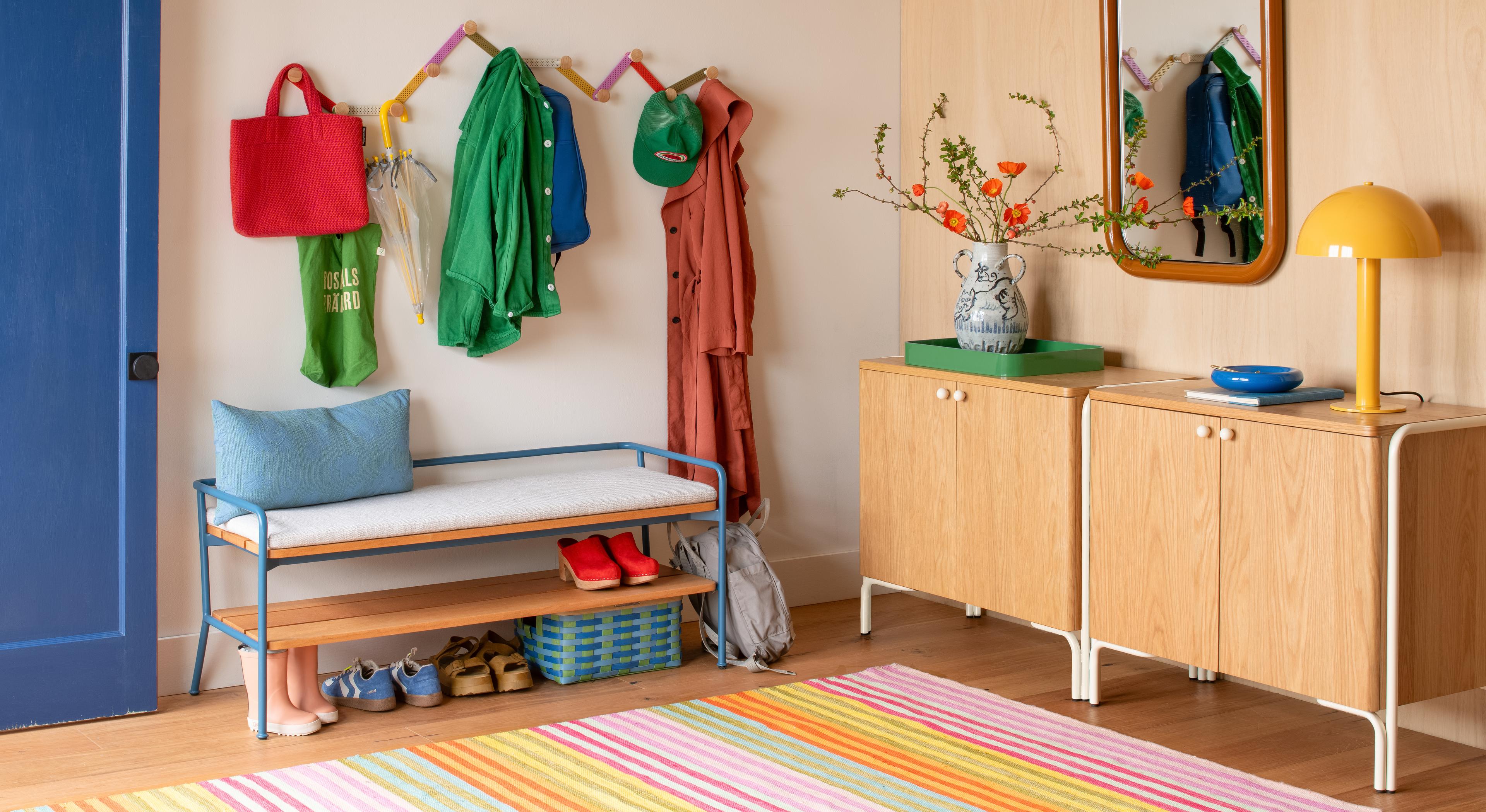 How to Create a Practical Entryway Storage Space for Kids