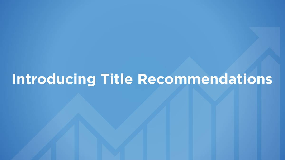 Introducing YouTube Title Recommendations