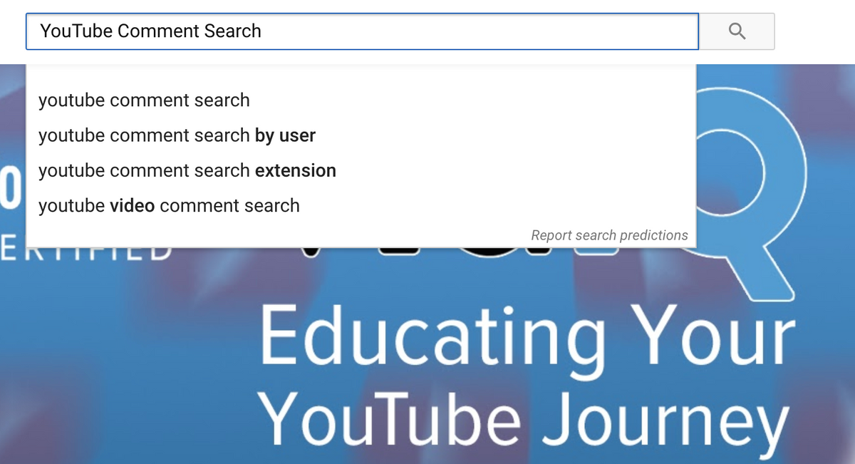 Introducing YouTube Comment Search