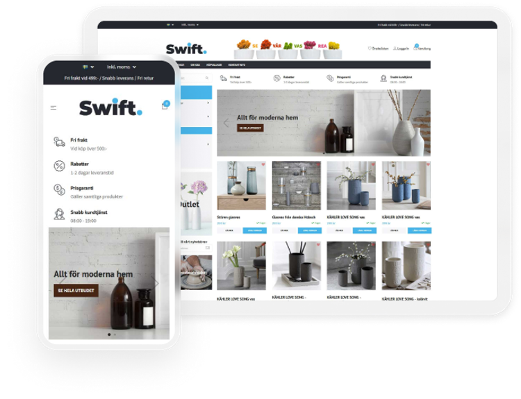 Upptäck våra designmallar | Quickbutik