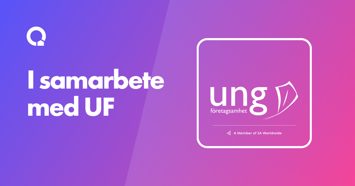 Quickbutik x Ung Företagsamhet | Quickbutik